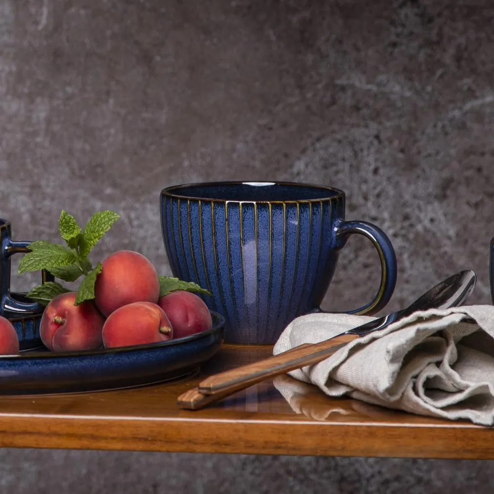 Filiżanka porcelanowa New Bone China Altom Design Reactive Stripes 450 ...