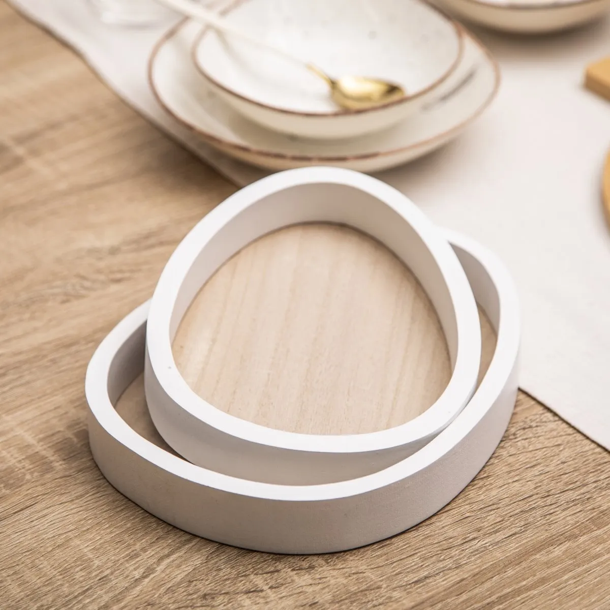 Patera dekoracyjna drewniana Wielkanoc Altom Design Jajko 23,5 cm ...