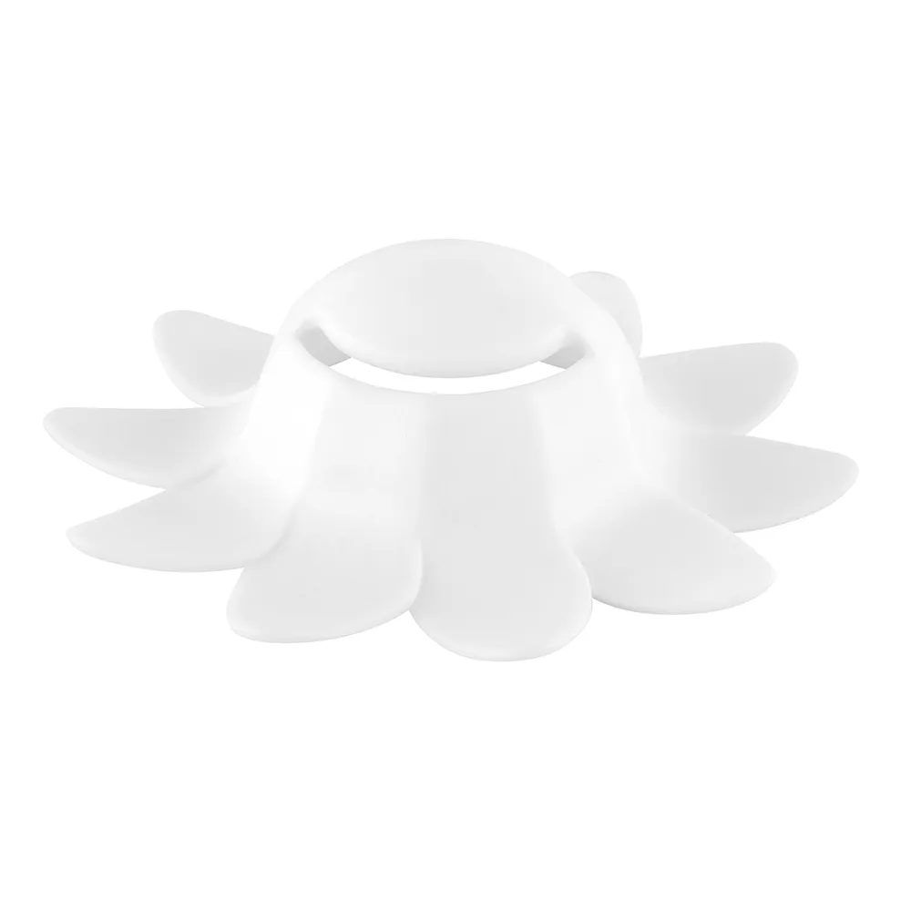 Separator do jajek plastikowy Altom Design Kwiatek biały 11 cm - altom.pl