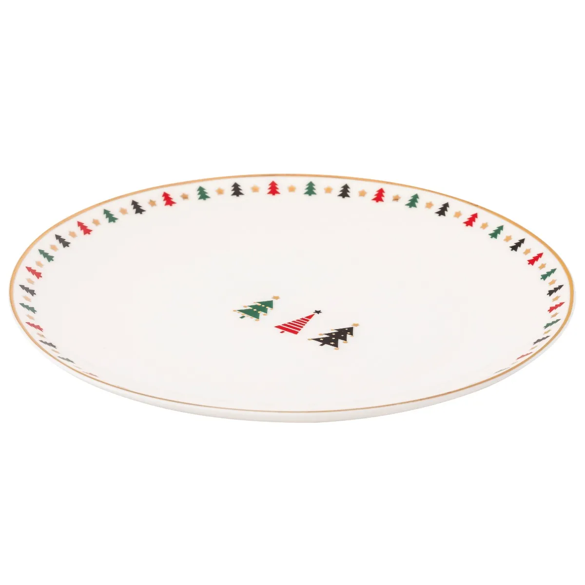 Talerz deserowy porcelanowy New Bone China Altom Design Modern Tree 20 ...