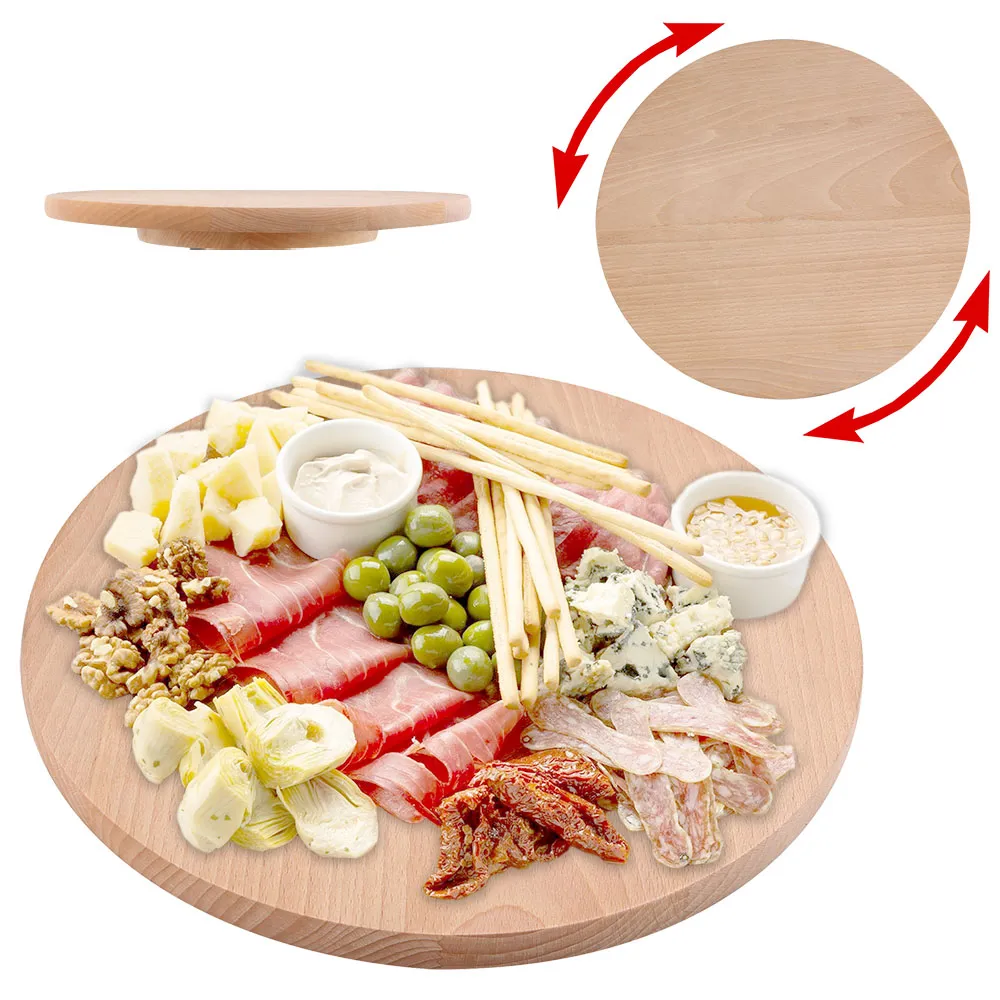 Talerz / deska do pizzy, serów, wędlin obrotowa 35 cm - altom.pl