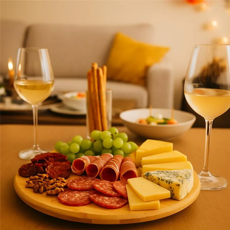 Talerz / deska do pizzy, serów, wędlin obrotowa 40 cm - altom.pl