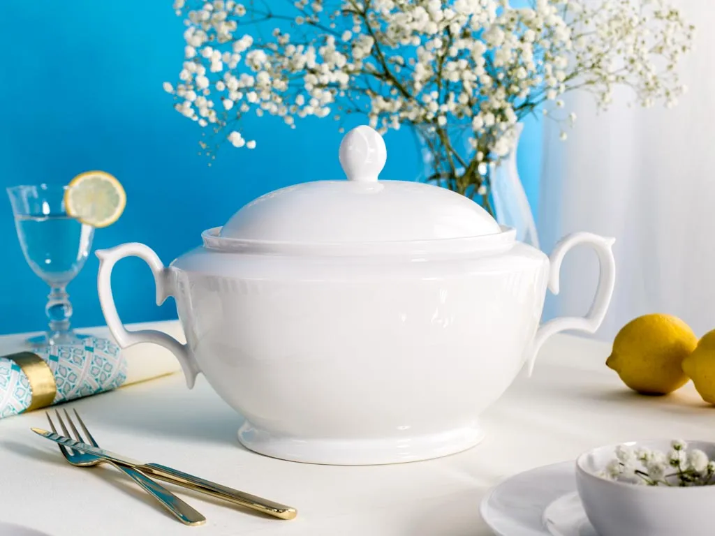Waza do zupy porcelana MariaPaula Biała 2,7 l - altom.pl